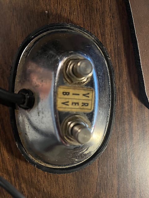 Fender style Reverb/Vibrato footswitch | Reverb