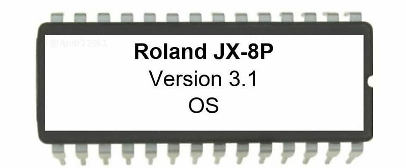 Roland JX8P Latest OS update ROM firmware JX-8P EPROM | Reverb UK
