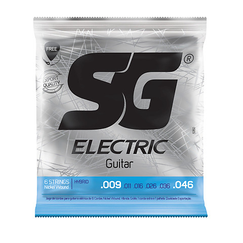 【SGstrings】 Hybrid Nickel .009 Free 1 Pick + 1 E String | Reverb