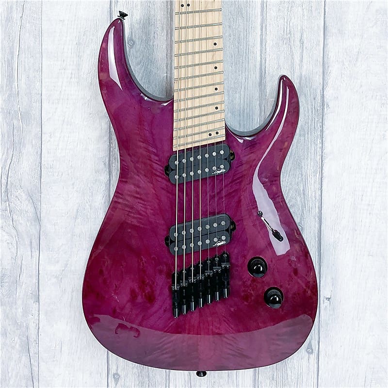 Legator Ninja 7 200 Series Multiscale, Trans Purple, 2017, | Reverb