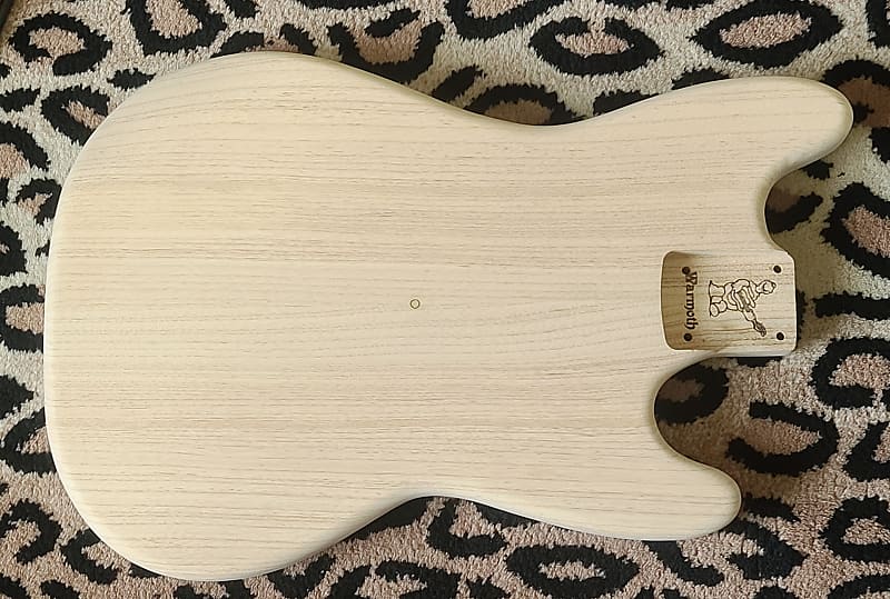 Warmoth NEW! Custom RAW Light Southern White Swamp Ash | Reverb