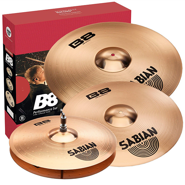 Sabian B8 Performance 3pc Cymbal Set DISCONTINUED! | Reverb