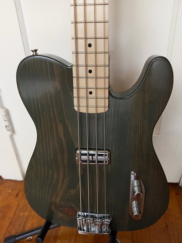 Custom Built ASAT Style Bass- Pine Body-Sapele/Maple | Reverb