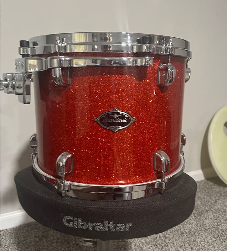 Tama Starclassic B/B 2008 - Lava Red Glass 13-inch rack tom | Reverb