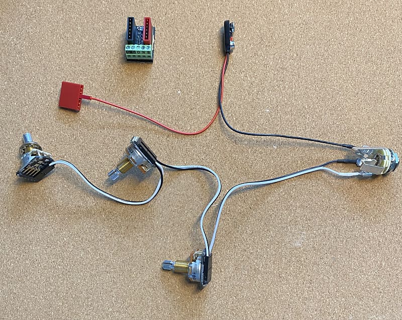 EMG Solderless Bass Wiring Kit, Quick Connect, Two (2) | Reverb