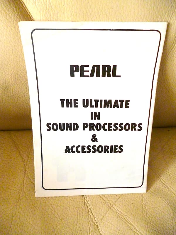 Pearl Effects Catalog. Rare! | Reverb