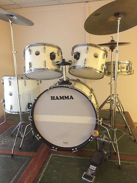 Vintage 1976 Hamma Rosetti-EMI (Premier) drum kit – all | Reverb