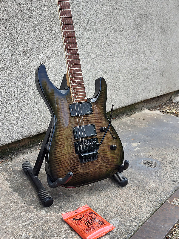 Jackson DKMG Dinky 1998 Transparent Black | Reverb