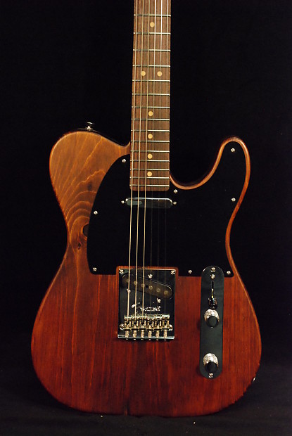 Fender Reclaimed Eastern Pine Telecaster® Dark Stain | Reverb