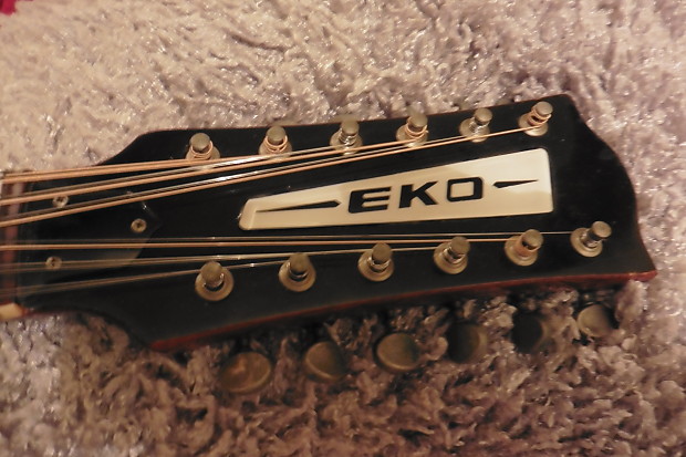 Cool Rare Vintage EKO 12 String Electro Acoustic | Reverb Canada