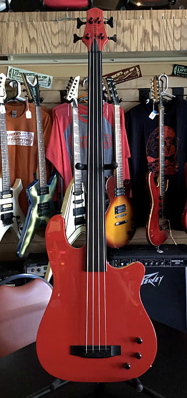 Kiesel AC40 Thinline Acoustic Electric Fretless Bass Carvin | Reverb