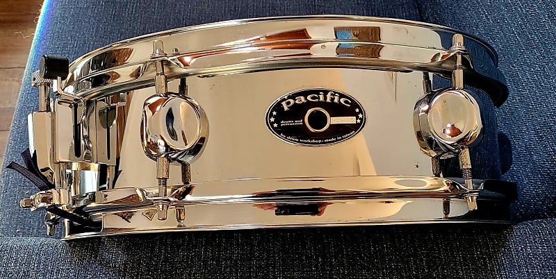 PDP Pacific Piccolo 4 x 13" snare drum - Chrome | Reverb