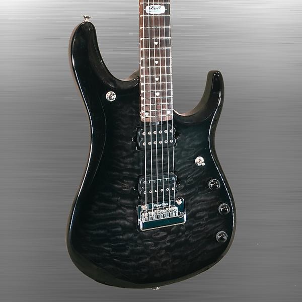 Music Man 2012 John Petrucci JP6-BFR-PZ Quilt, Black Burst | Reverb