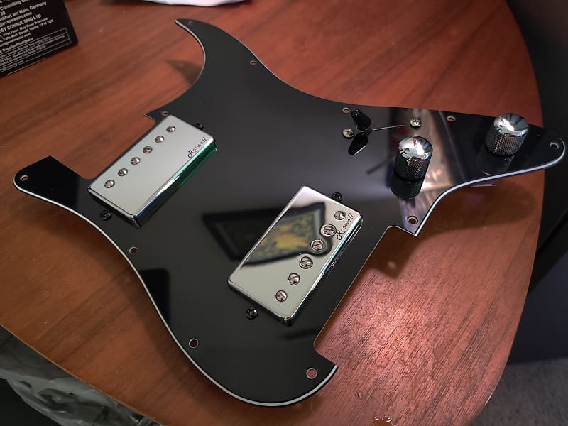 Roswell Loaded Custom HH Pickguard for Schecter Nick Johnston | Reverb