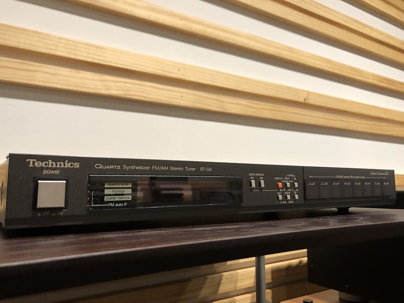 Technics Quartz Synthesizer FM/AM Stereo Tuner ST-G5 1984 | Reverb