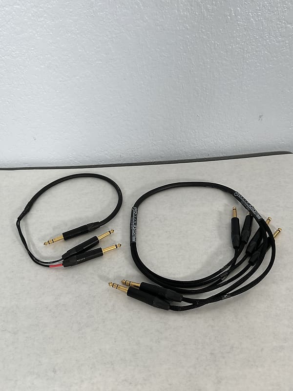 Mogami Snake ( Bundle )2 TRS - 4 TS Gold Neutrik-3 feet - | Reverb