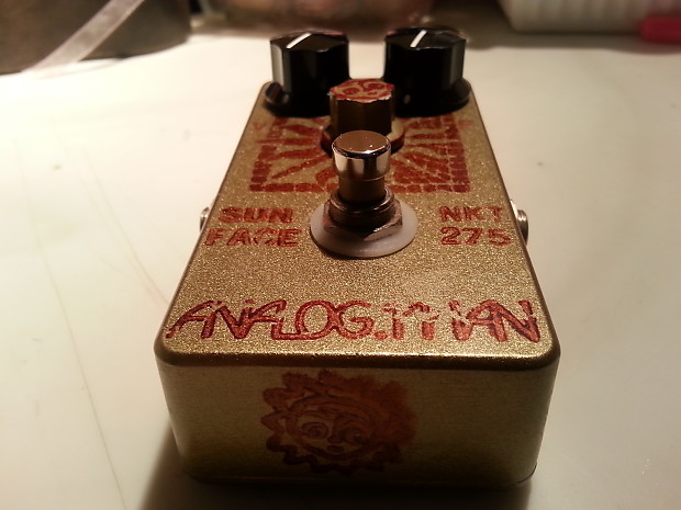 Analogman Sun Face Fuzz High Gain NKT 275 w/ Sun Dial | Reverb