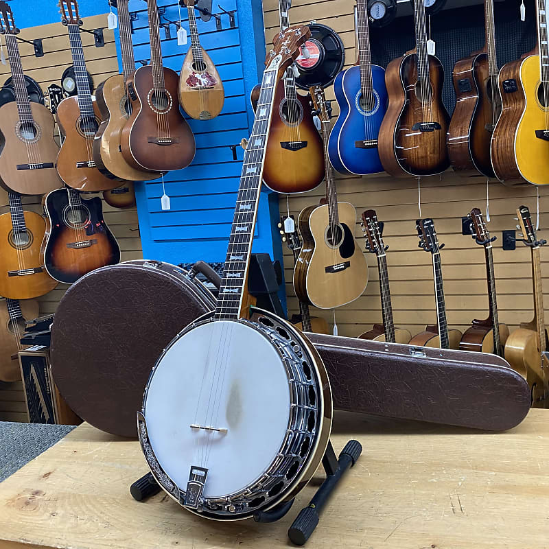 Alvarez Deluxe 1970's 5-String Banjo w/Case | Reverb
