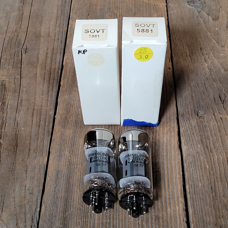 Pair - Sovtek 5881 / 6L6WGC 2022 - New! | Reverb UK