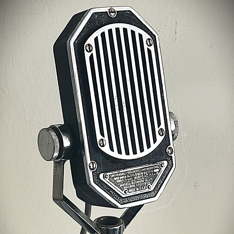 Vintage 1930's Universal Velocity Ribbon Microphone - Working | Reverb
