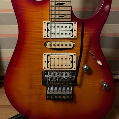 Ibanez RG770fm 1990 - Flame Maple with Custom Neck | Reverb