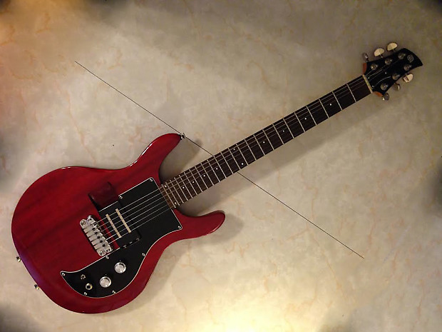 AMPEG AMG100 2009 wooden Version of Dan Armstrong Lucite Gtr | Reverb