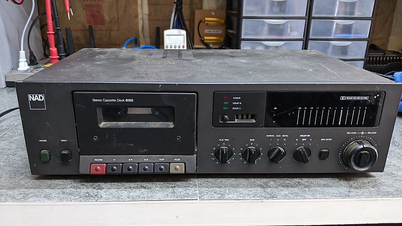 Vintage & Rare Made in Japan NAD 6155 Tape Deck Free Safe | Reverb