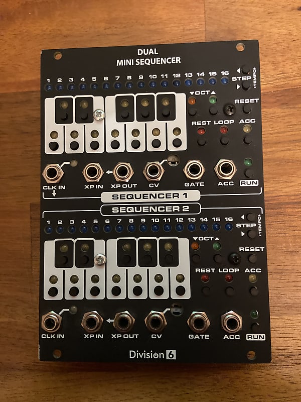 Division 6 Dual Mini 16 Step Sequencer V1 | Reverb
