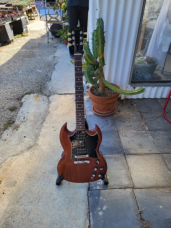 Gibson Sg Tribute 2019 Present Natural Walnut Reverb