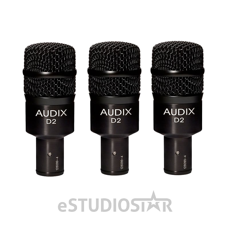 Audix D2 Microphones Set of (3) | Reverb