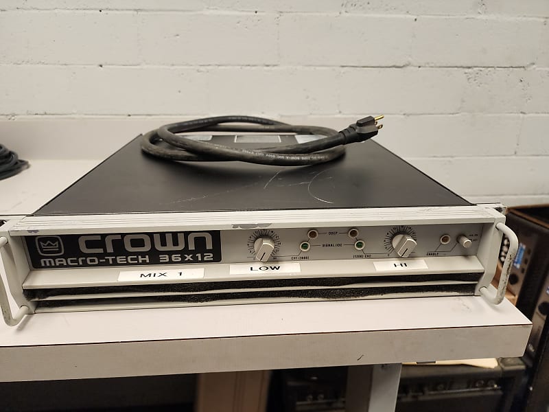 Crown Macrotech 36 x 12 Biamp | Reverb