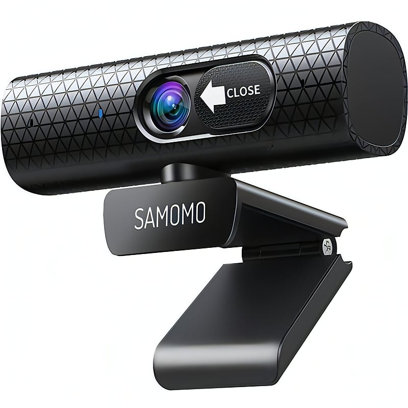 Webcam with Dual Microphones, 1080P Full HD - SAMOMO | Reverb