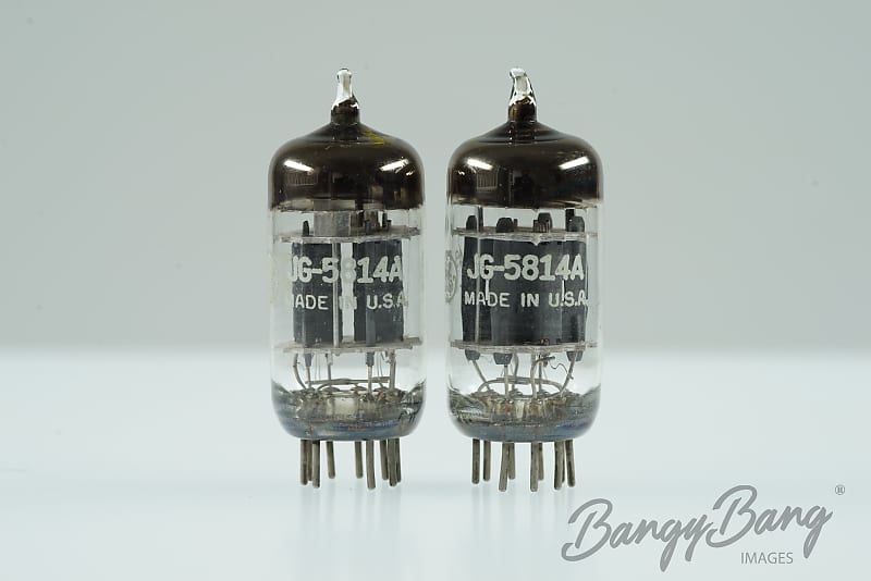 Platinum Matched Pair General Electric JG-5814A / 12AU7 / | Reverb