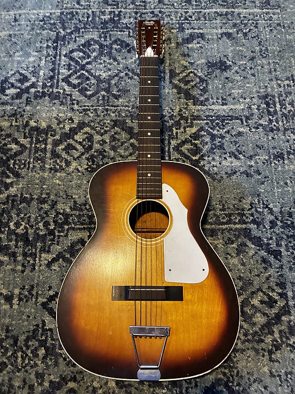 Harmony STELLA 12 String Kurt Cobain Nirvana Acoustic Guitar | Reverb