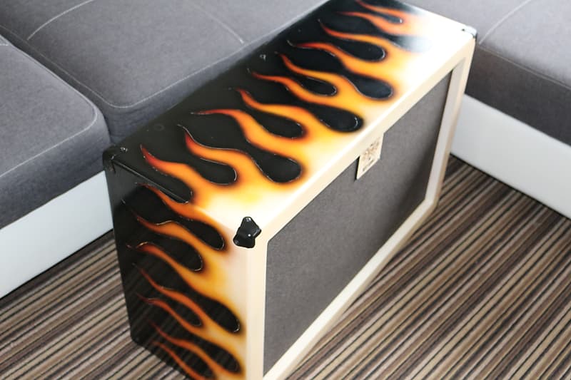 Noisy Hammer 2x12 Husky Guitar Cab Cabinet Custom Fire | Reverb UK