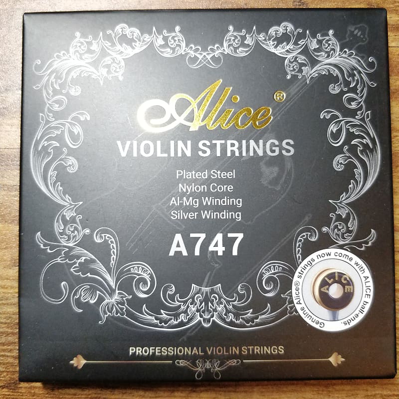 Alice A747 4/4 Professional Violin String Set, Nylon Core, | Reverb