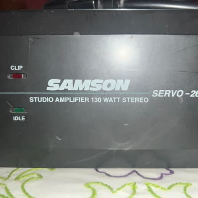 Samson servo 260 130 watt Stereo Rack Amplifier | Reverb
