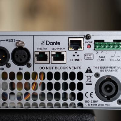 Danley Sound Labs DNA 20K4 Pro Dante 4 Channel Power | Reverb