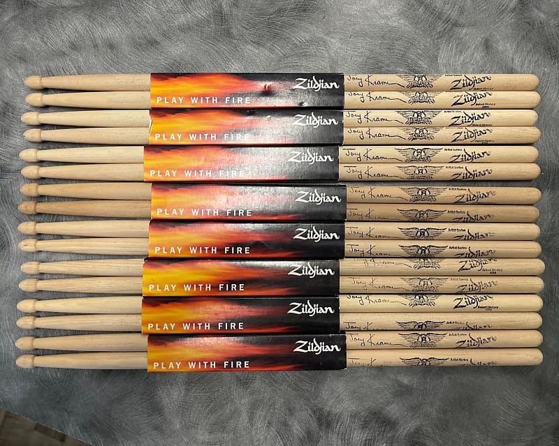 Zildjian Joey Kramer Signature Stick 8-Pack Bundle | Reverb