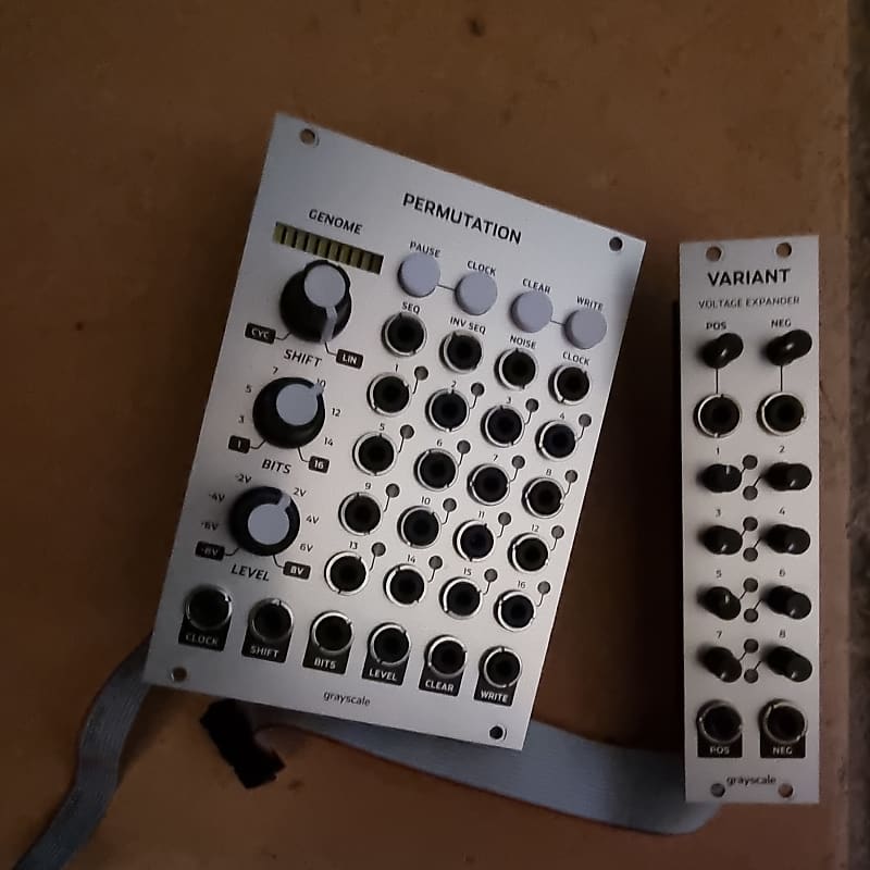 Grayscale Permutation 18HP + Variant Expander (Silver) | Reverb