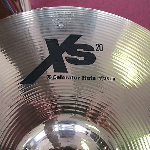 Sabian 14" XS20 X-Celerator Hi-Hat Cymbals (Pair) | Reverb