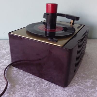 Vintage RCA Victor tube 45 RPM record player phonograph | Reverb