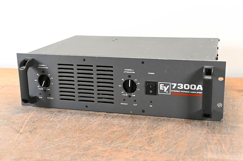 Electro-Voice (EV) 7300A Two-Channel Power Amplifier CG01EV9 | Reverb