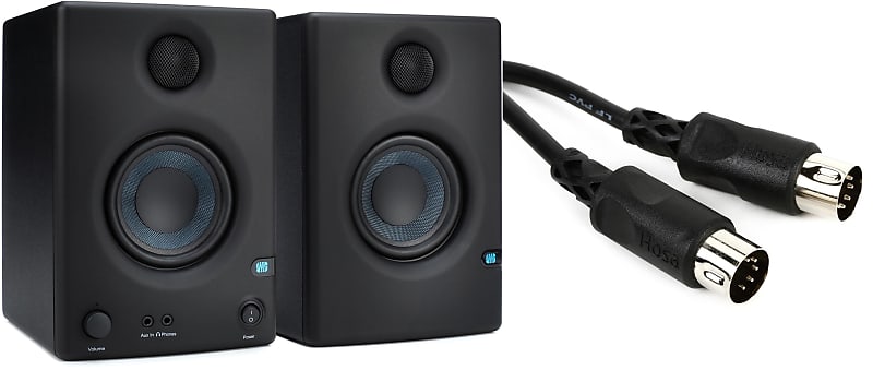 PreSonus Eris E3.5 3.5-inch Powered Studio Monitors Bundle | Reverb