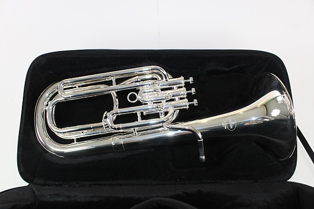 Besson Model 1057-2-0 Performance Bb Baritone Horn in Silver | Reverb