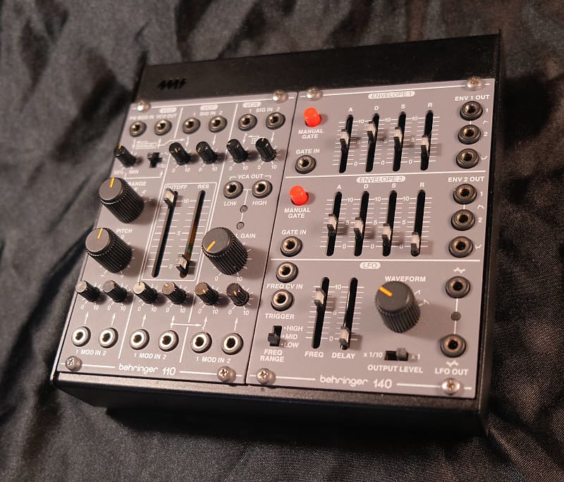 Modular Synth Eurorack Behringer System 100 / 110 + 140 with | Reverb