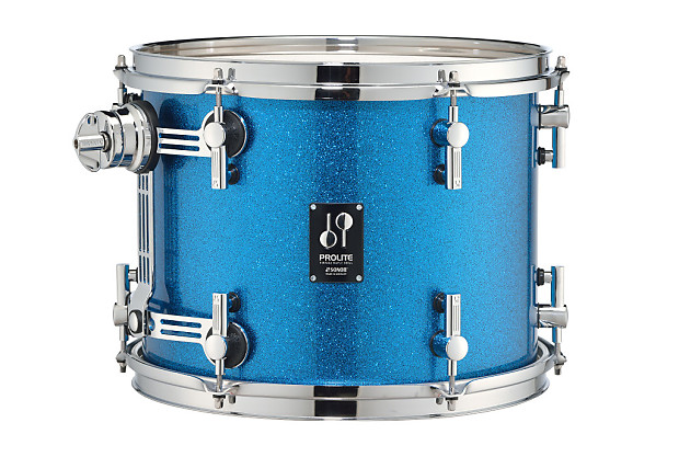 Sonor Prolite 14X6 Snare Drum Blue Sparkle Germany Flanged | Reverb