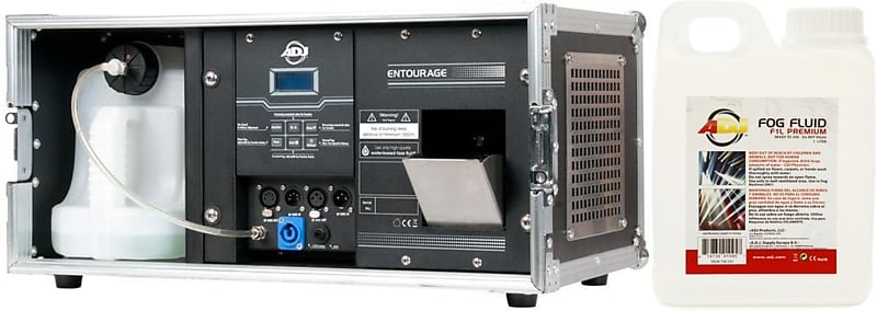 ADJ Entourage Faze Machine with Built-in Flight Case Bundle | Reverb