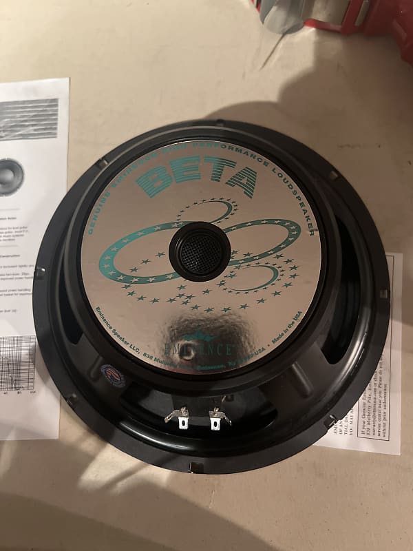 Beta Eminence 8 ohms 50Hz-4kHz | Reverb