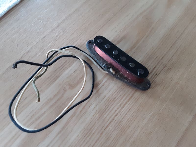 Vintage 1965 Fender Musicmaster Mustang Guitar Pickup Duo Reverb